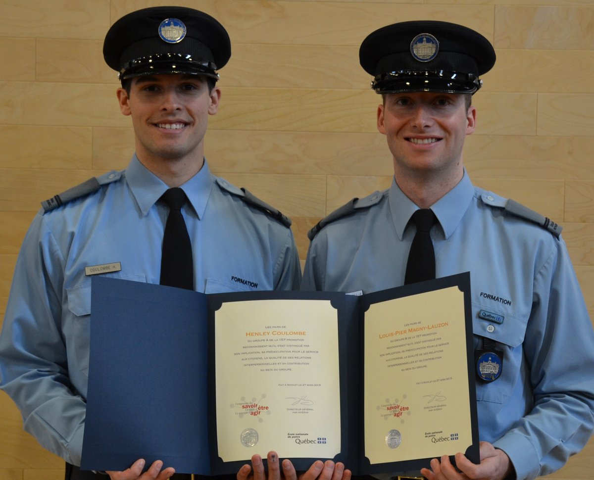 Reconnaissance de l'excellence - 157e promotion — ENPQ