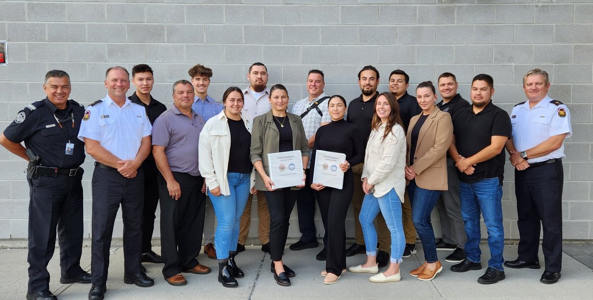 Une autre belle réussite pour ces 14 policiers-enquêteurs autochtones ...